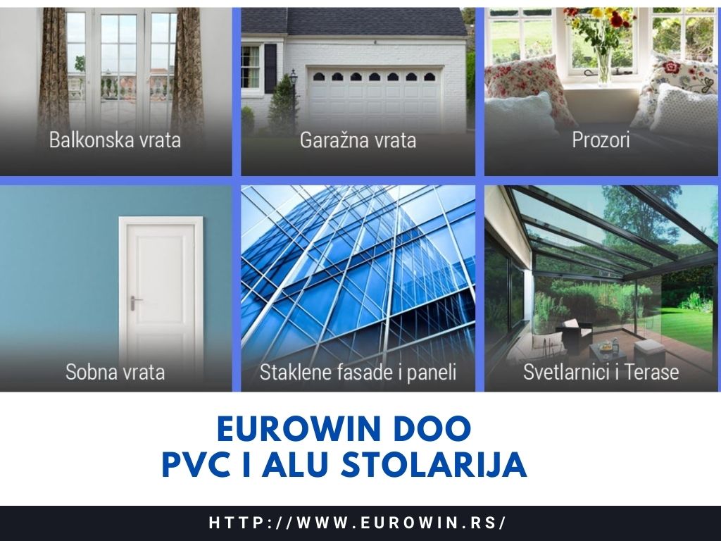 Proizvodnja PVC i ALU stolarije Eurowin DOO Šajkaš Beograd